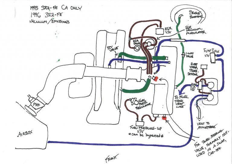 2.7L (3RZ-FE) and 2.4L (2RZ-FE) EVAP/Vacuum Diagrams - Tech Info - Off ...